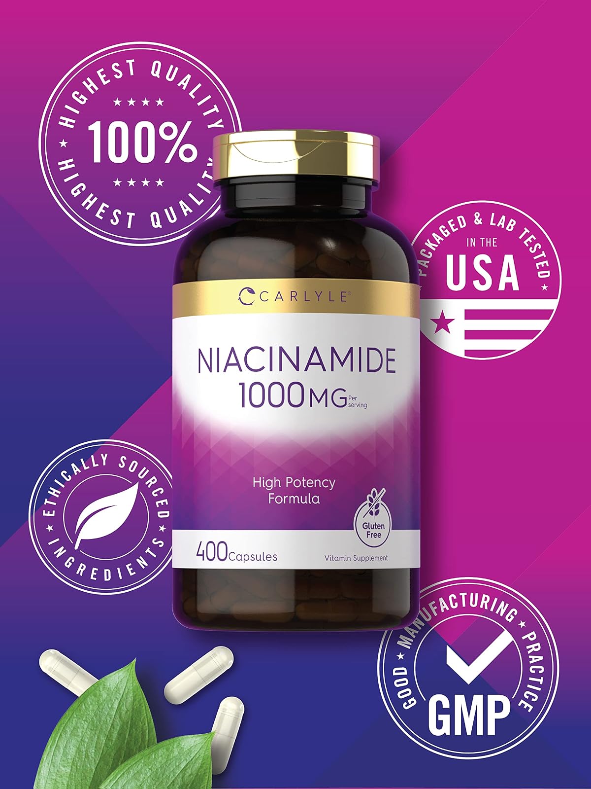 Carlyle 400 capsules for daily use