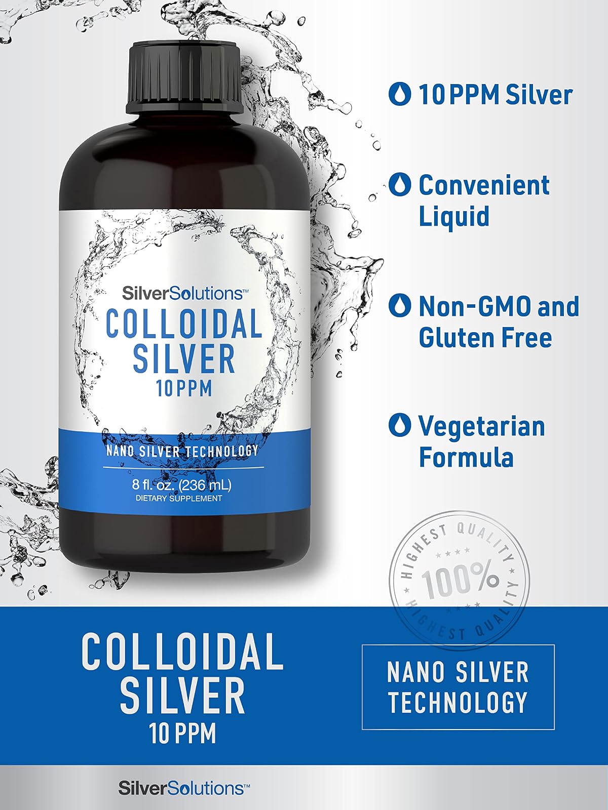 Carlyle 8 oz colloidal silver benefits