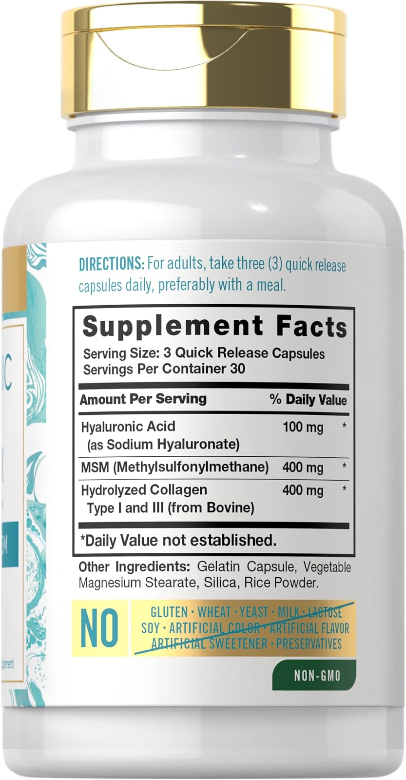 Carlyle 900 mg hyaluronic acid complex