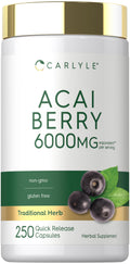Carlyle Acai Berry capsules for energy