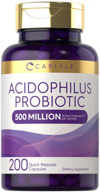Carlyle acidophilus probiotic capsules