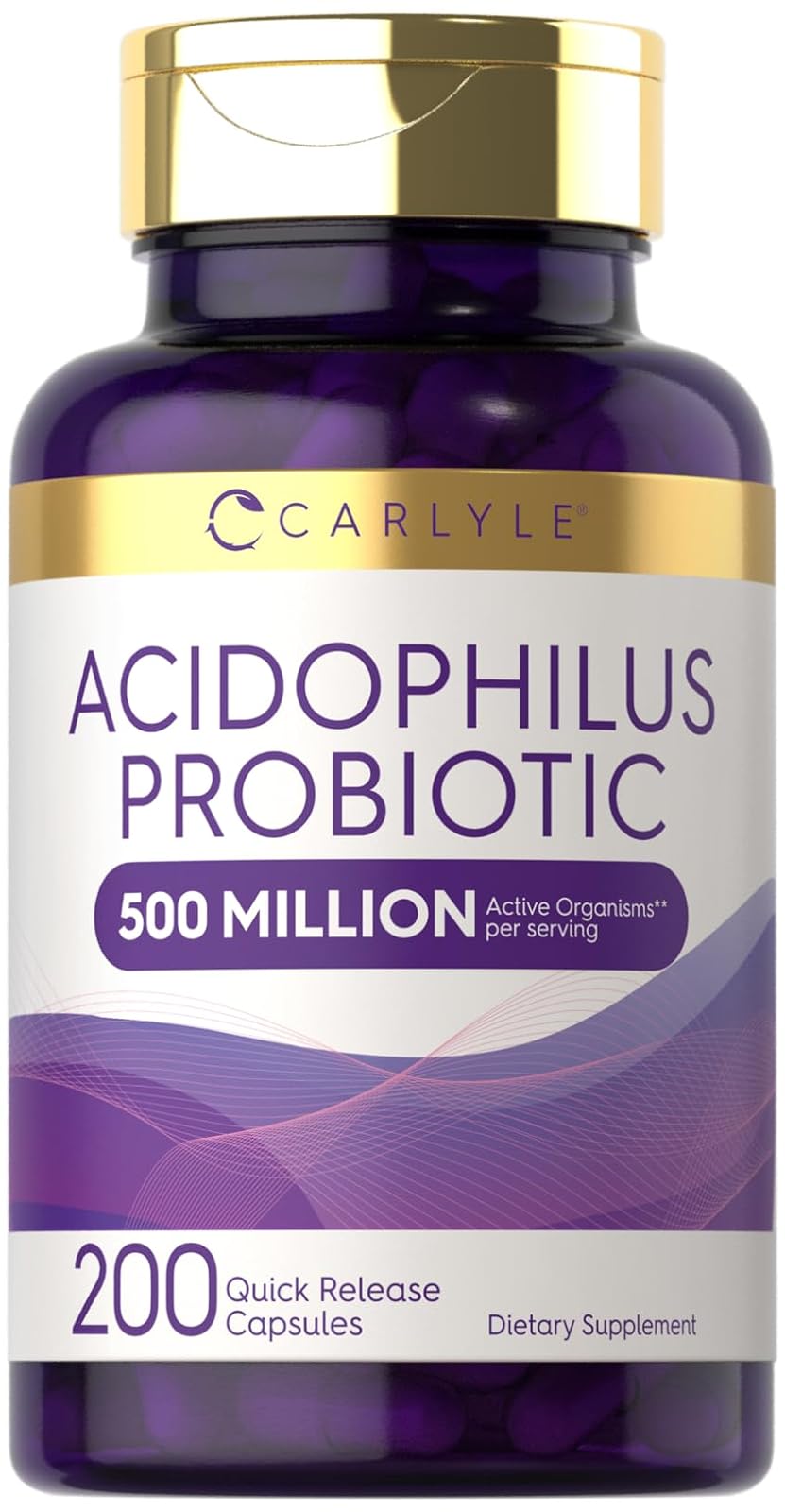 Carlyle acidophilus probiotic capsules