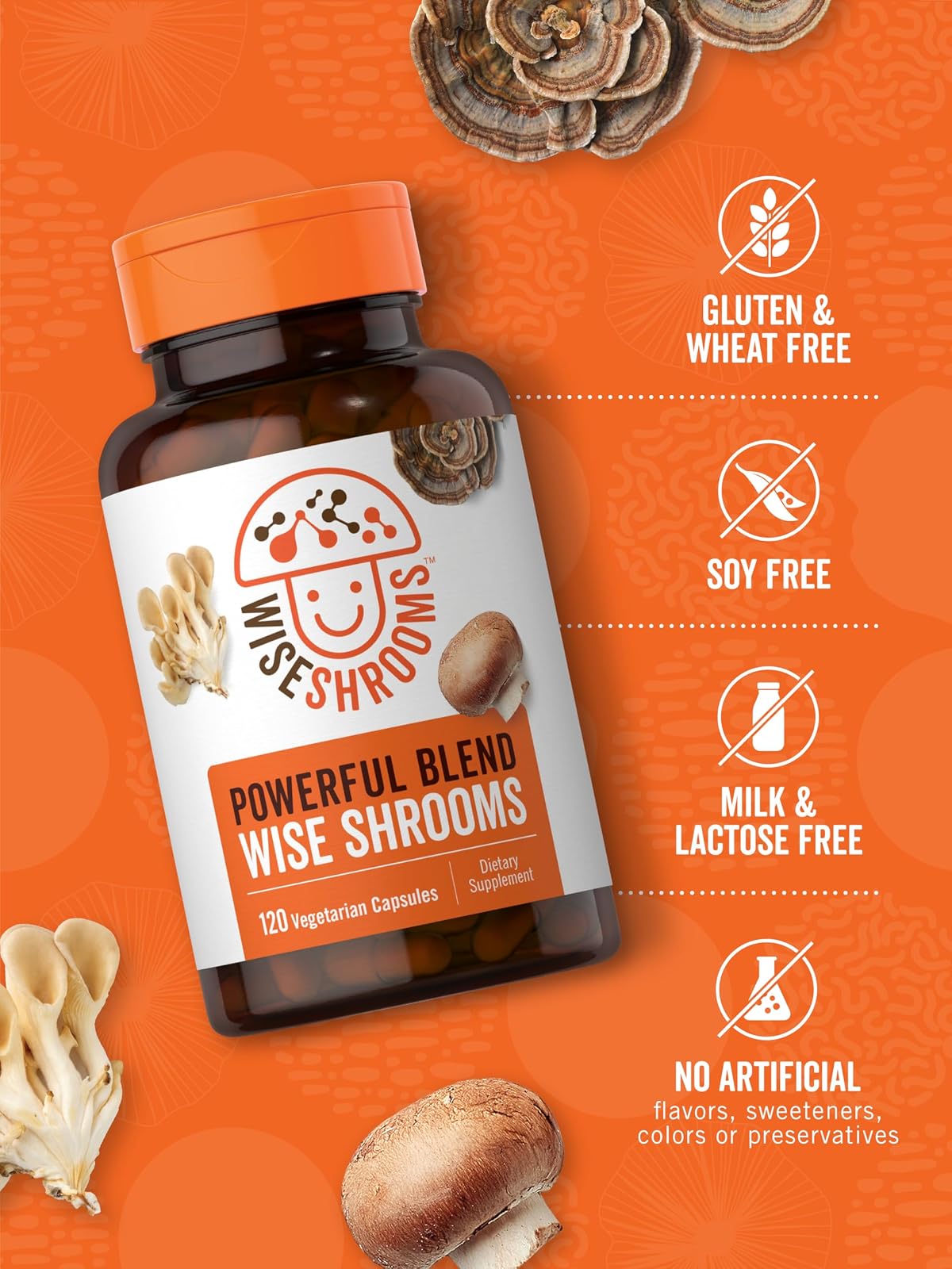 Carlyle adaptogen mushroom capsules