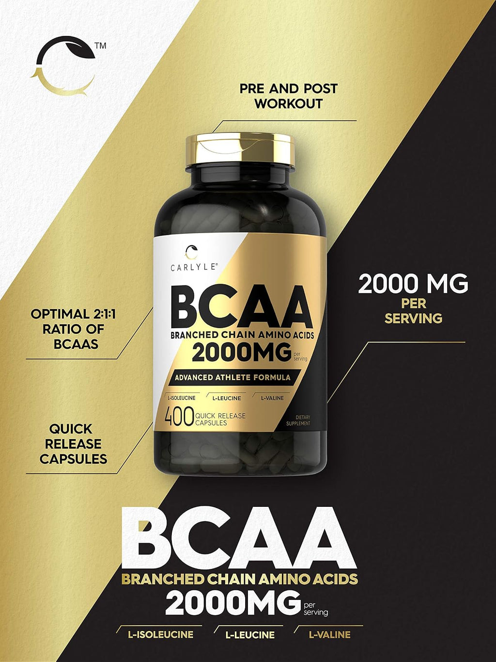 Carlyle amino acids for muscle support
