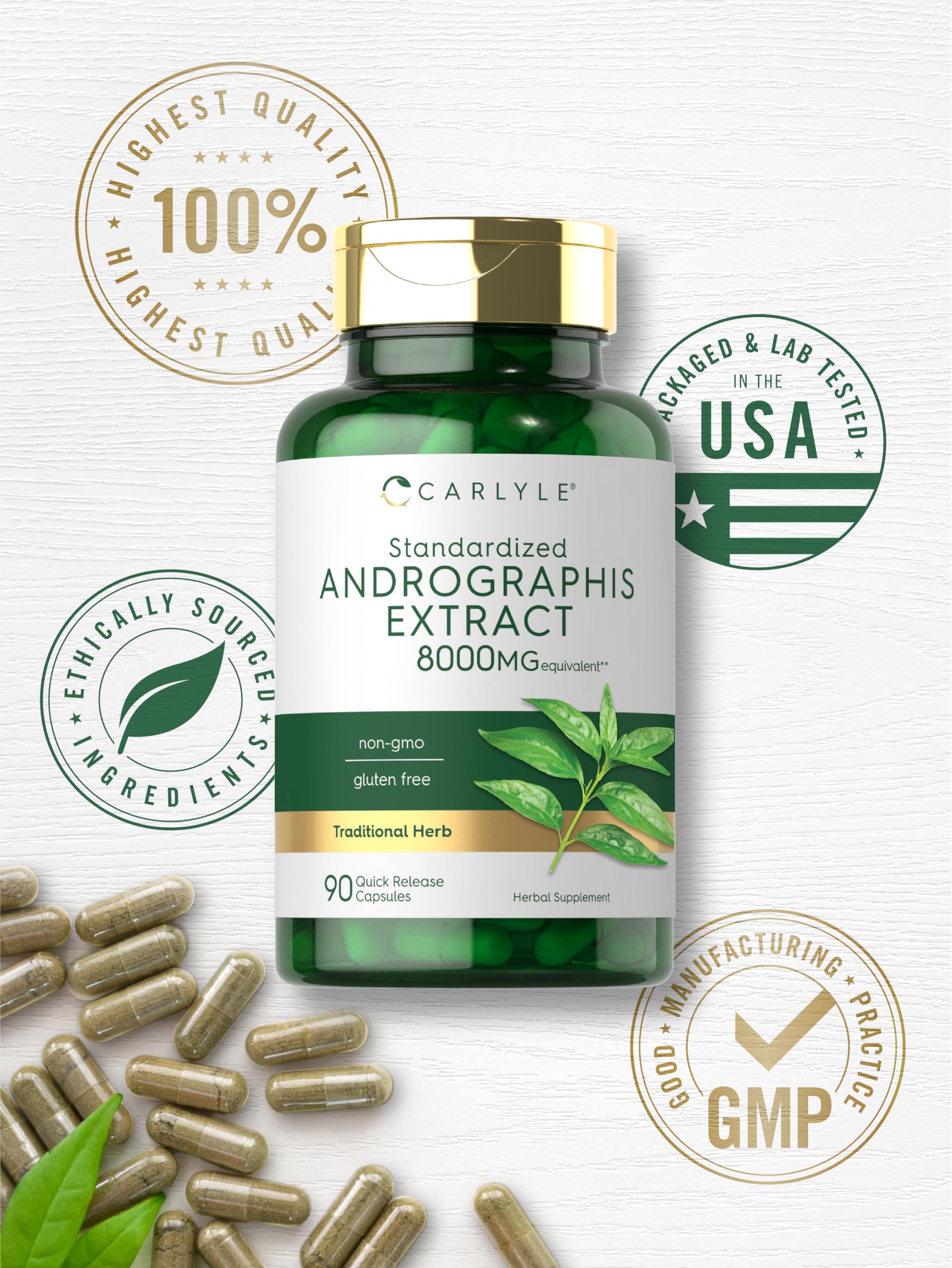 Carlyle andrographis capsules for energy