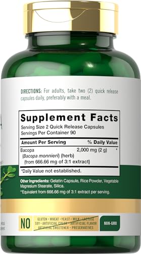 Carlyle bacopa monnieri herbal capsules