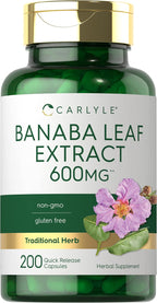 Carlyle Banaba Leaf Extract capsules