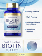 Carlyle biotin 5000 mcg benefits