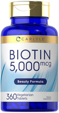 Carlyle biotin 5000 mcg tablets
