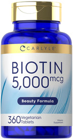 Carlyle biotin 5000 mcg tablets