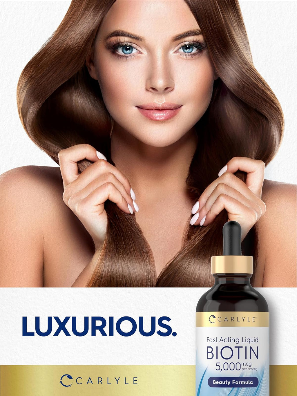Carlyle biotin drops for energy support