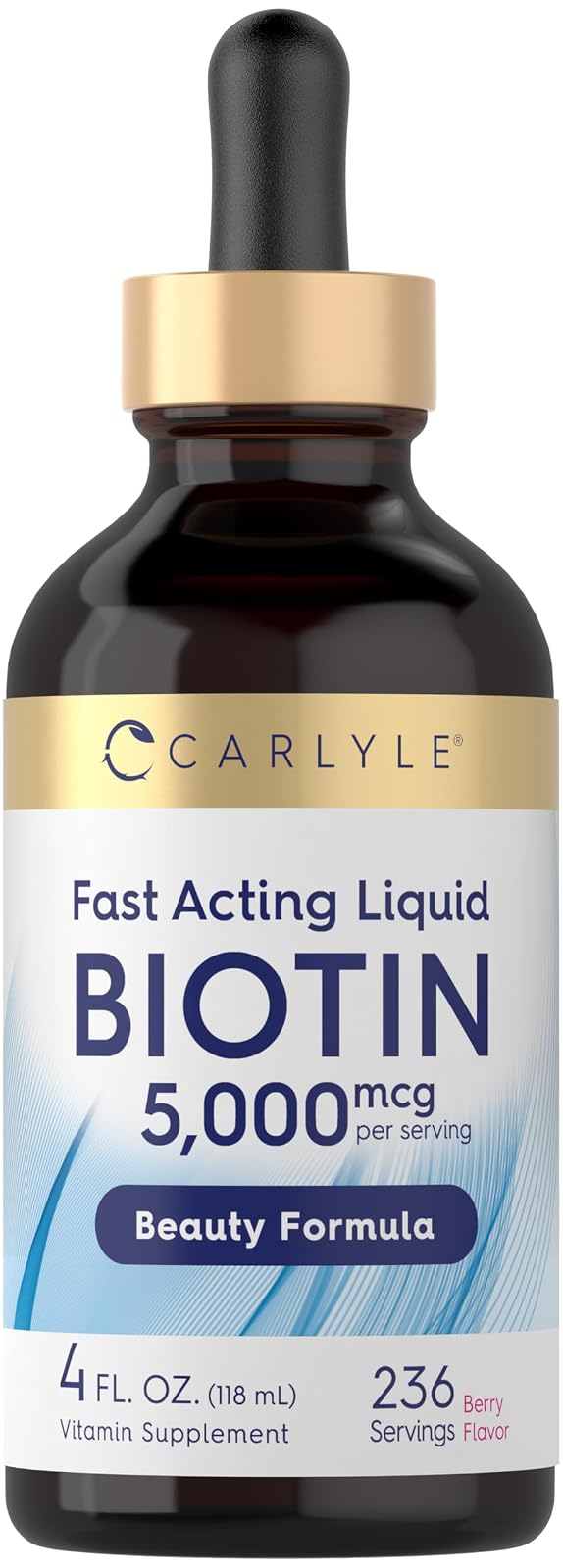 Carlyle biotin liquid drops 5000 mcg