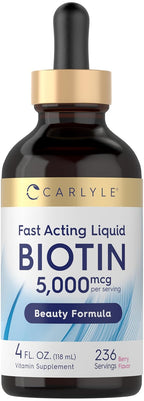 Carlyle biotin liquid drops 5000 mcg