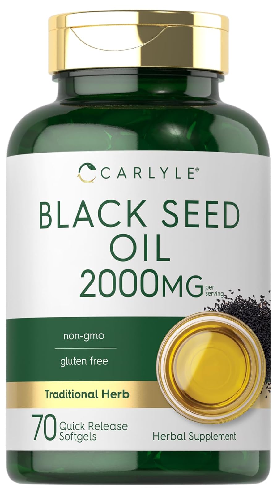 Carlyle black seed oil softgels