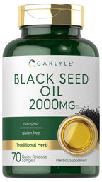 Carlyle black seed oil softgels