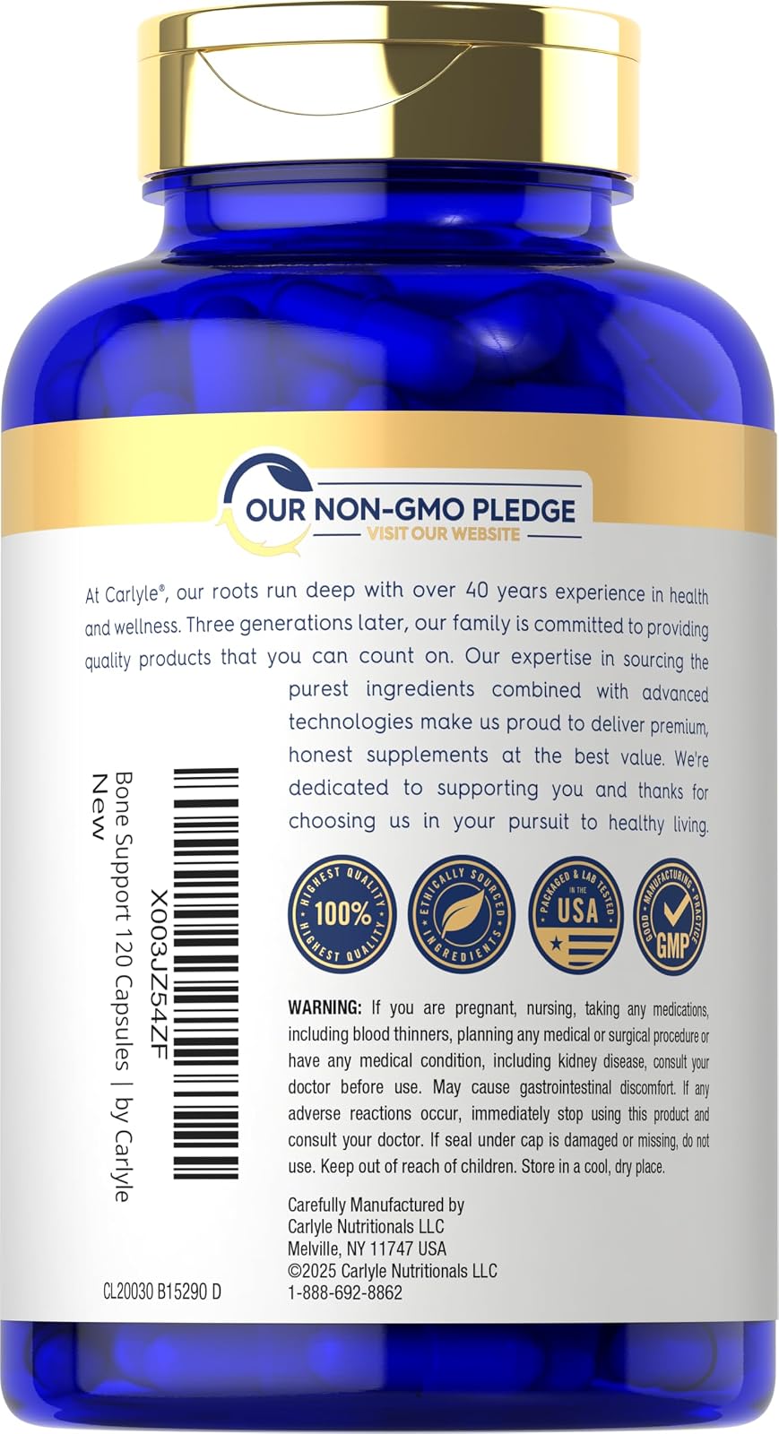 Carlyle bone strength supplement benefits