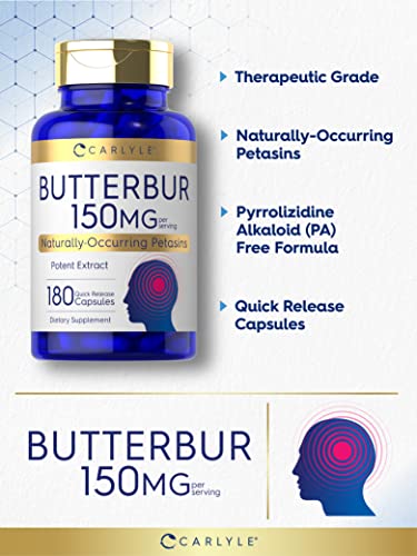 Carlyle Butterbur 150 mg for daily health