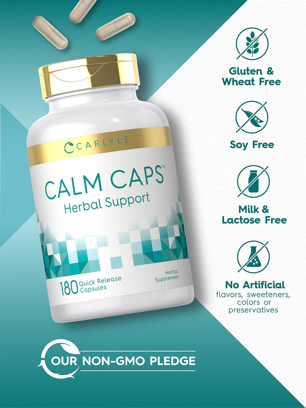 Carlyle Calm Caps 180 count
