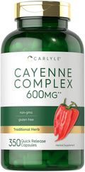 Carlyle cayenne pepper capsules for digestion