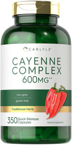 Carlyle cayenne pepper capsules for digestion