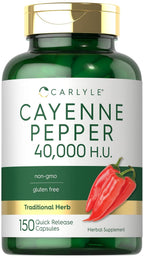 Carlyle cayenne pepper capsules for digestion