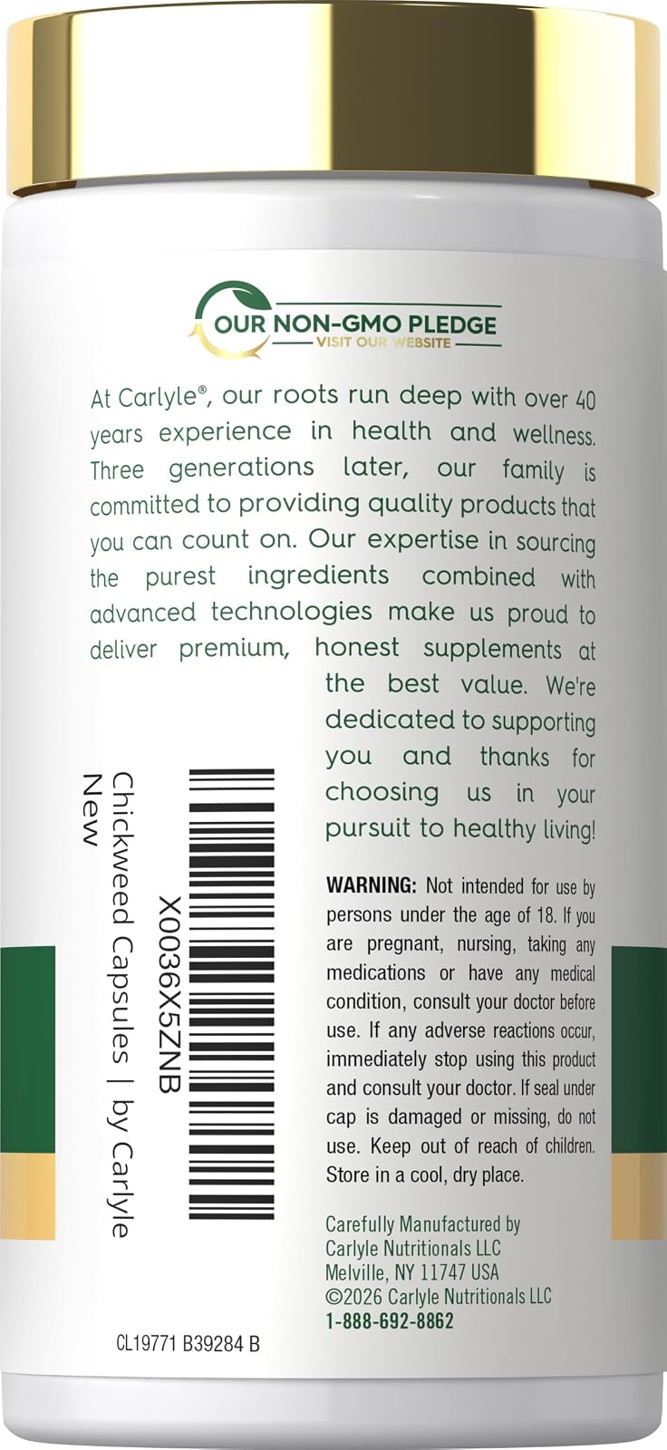 Carlyle chickweed for immune support