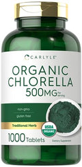 Carlyle chlorella 500 mg tablets