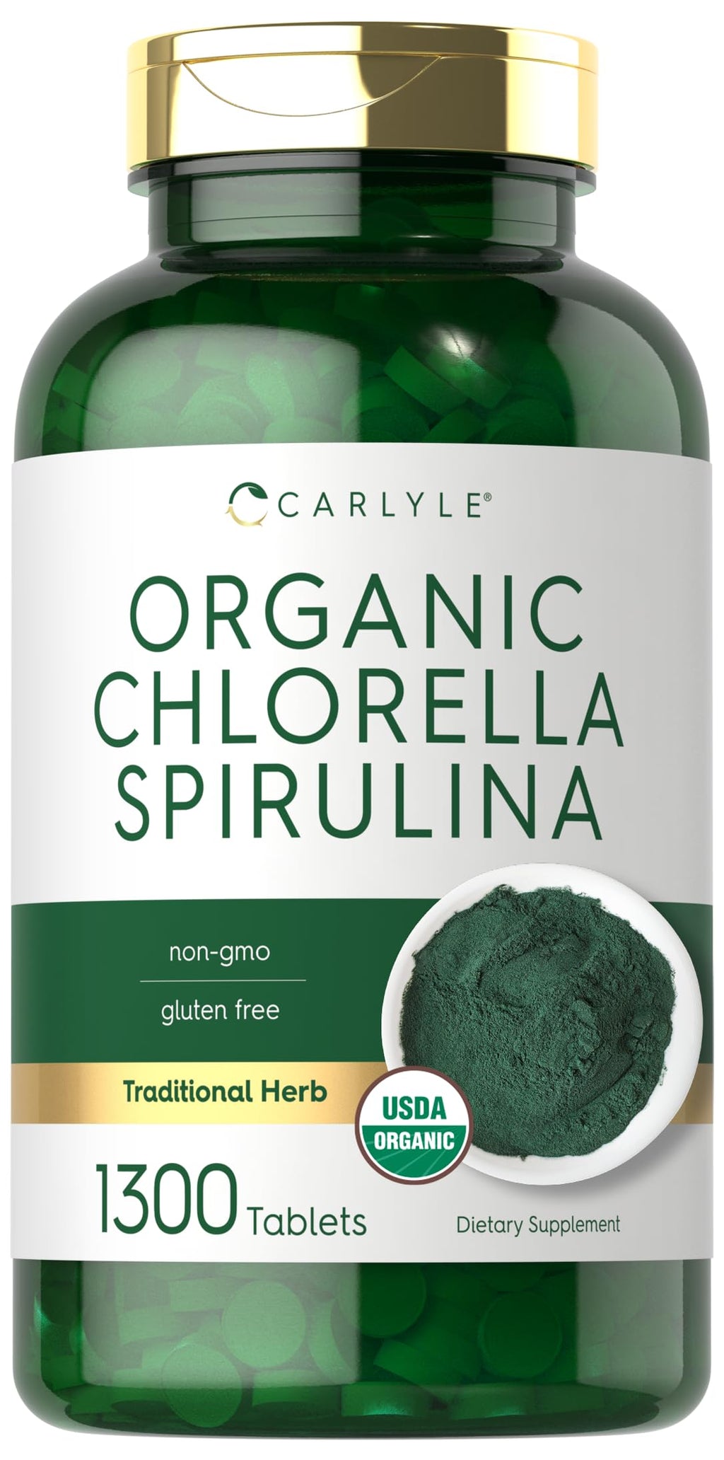 Carlyle chlorella spirulina tablets