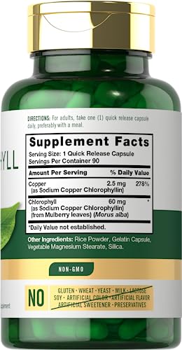 Carlyle chlorophyll pills for daily energy