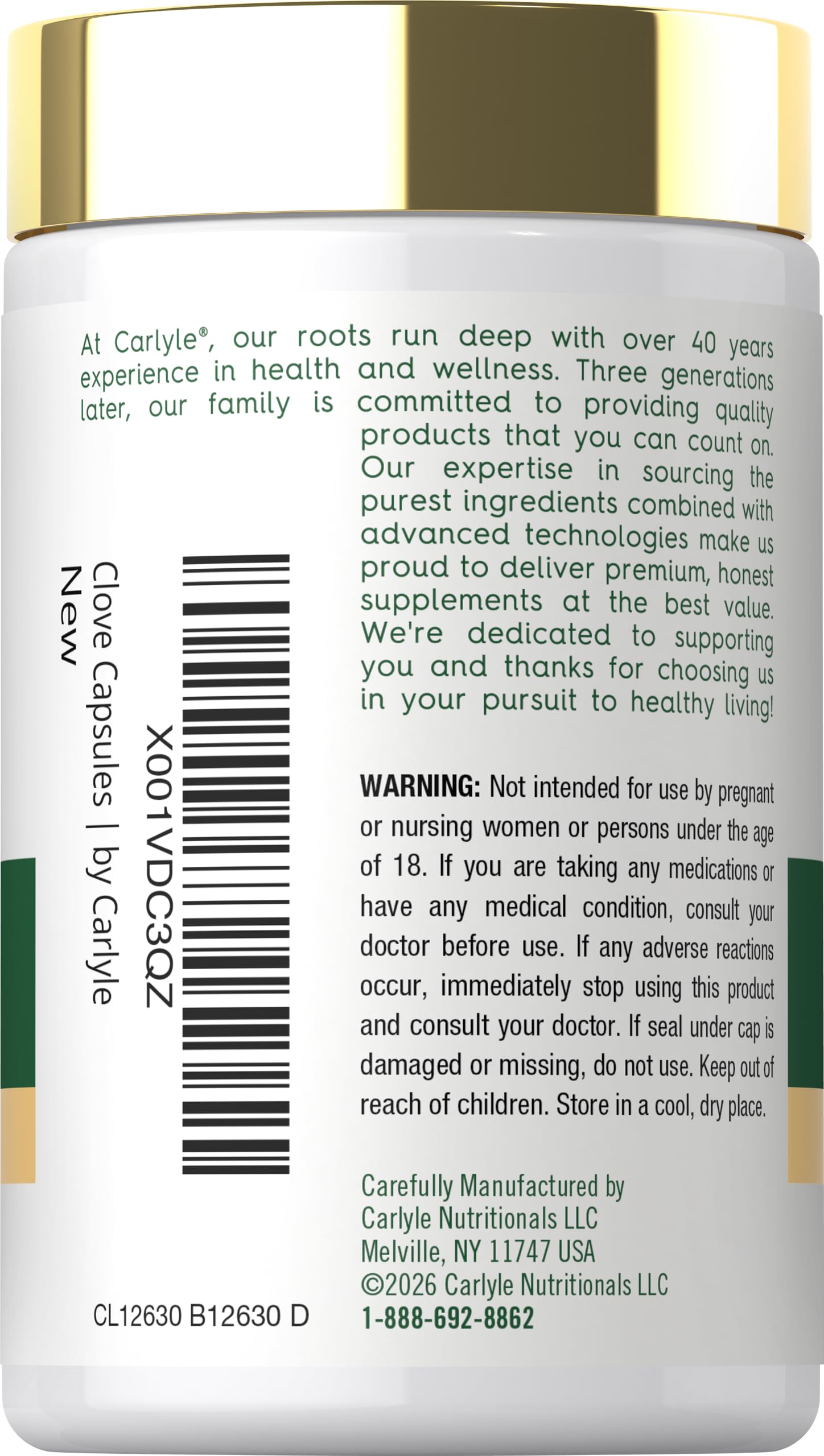 Carlyle cloves for enhanced mineral absorption