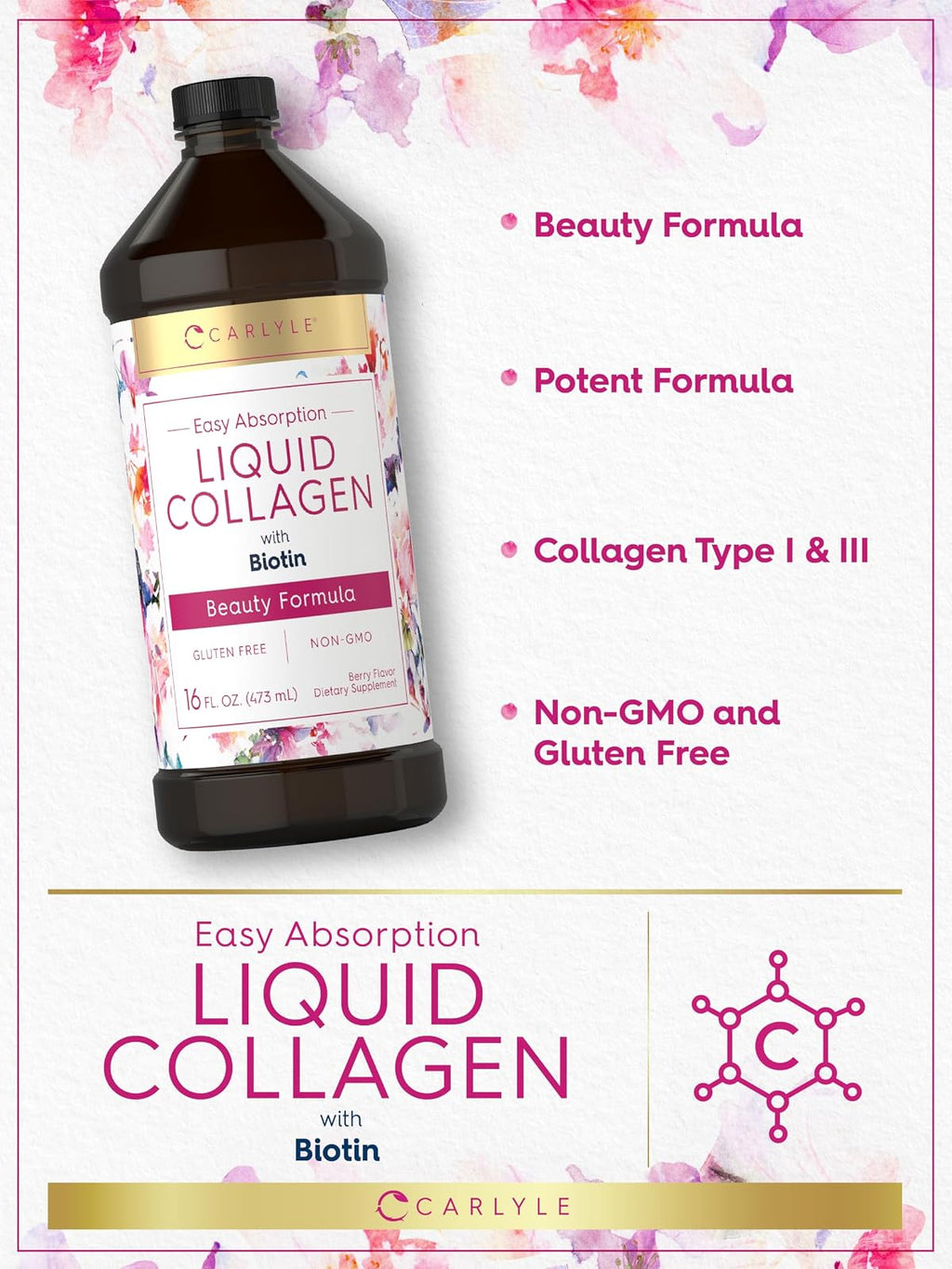 Carlyle collagen for healthy hair
