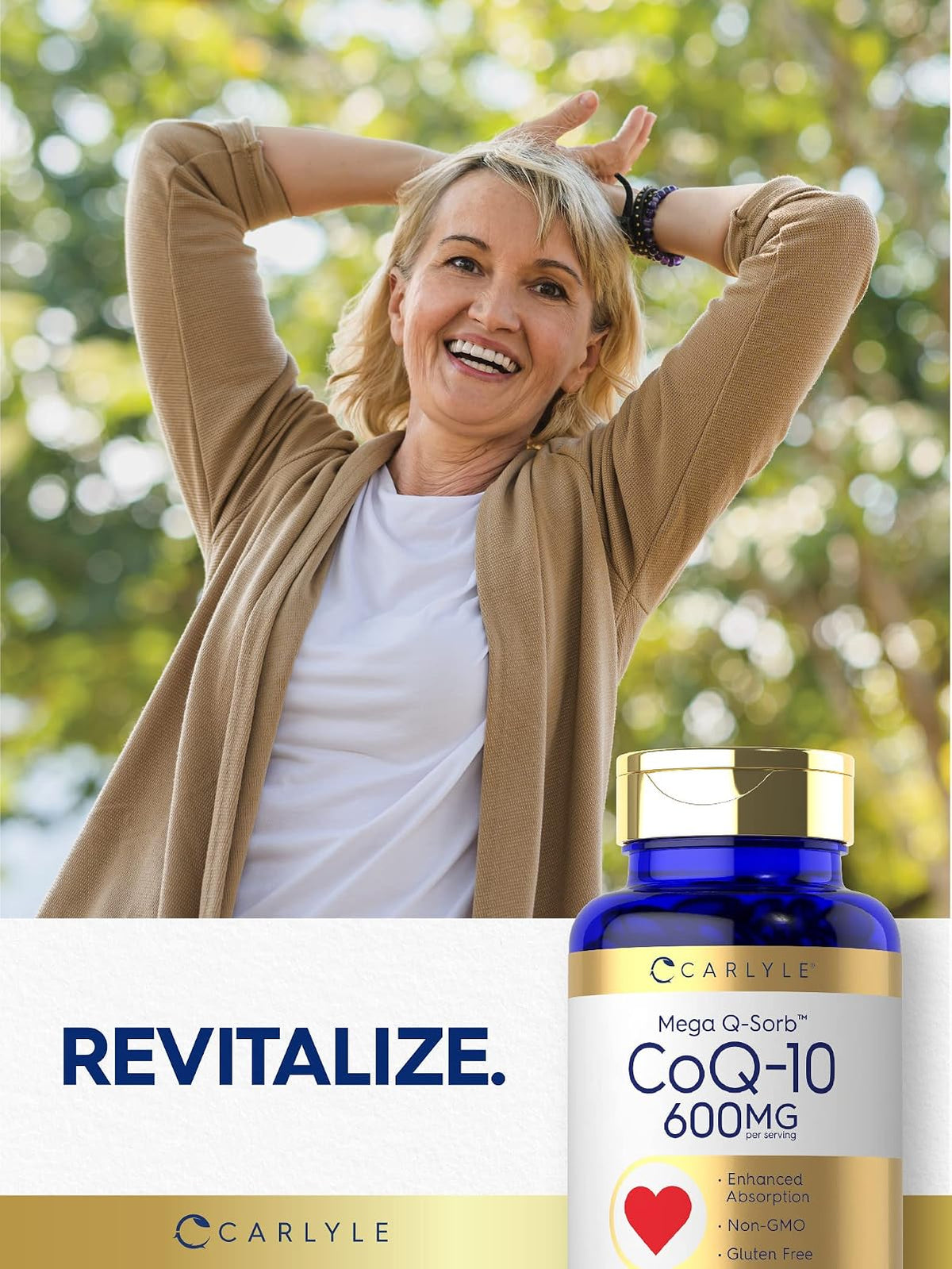 Carlyle CoQ10 antioxidant benefits