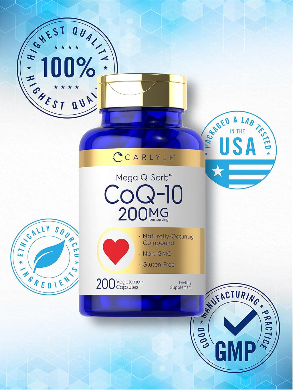 Carlyle CoQ10 antioxidant benefits