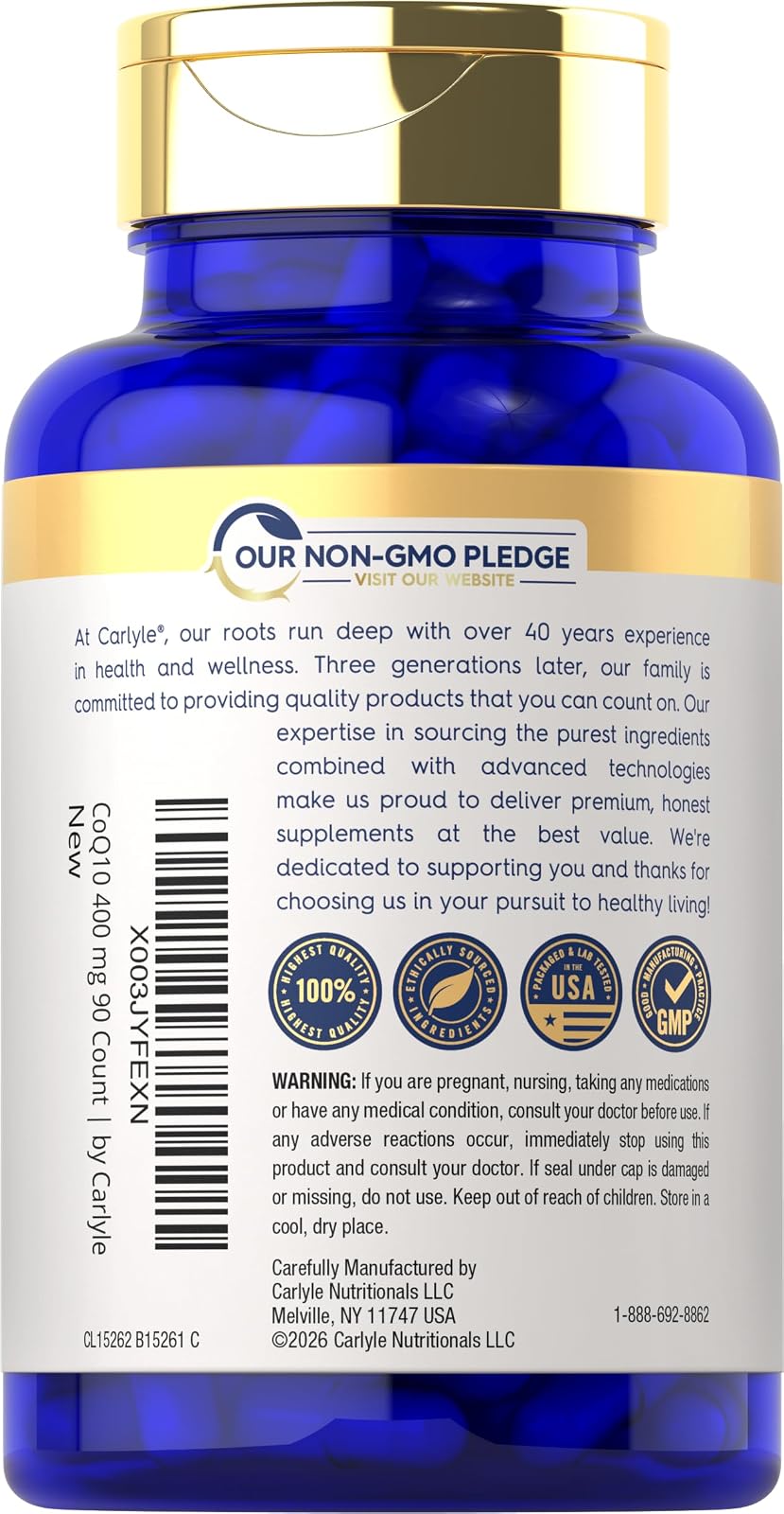 Carlyle CoQ10 for heart health