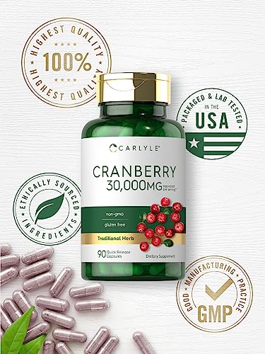Carlyle cranberry capsules for everyday use