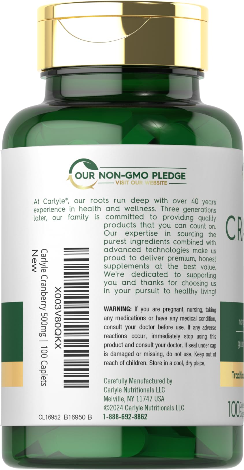 Carlyle cranberry pills for daily use