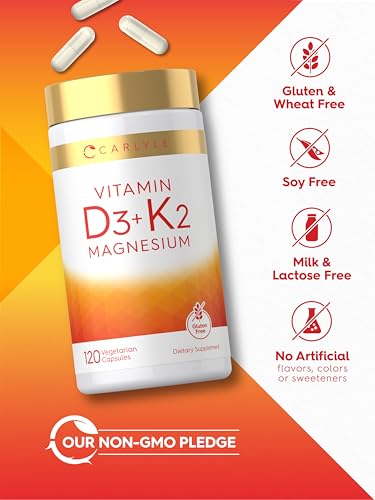 Carlyle D3 K2 softgels for strong bones