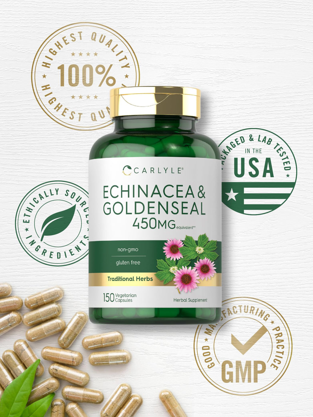 Carlyle echinacea for herbal remedies