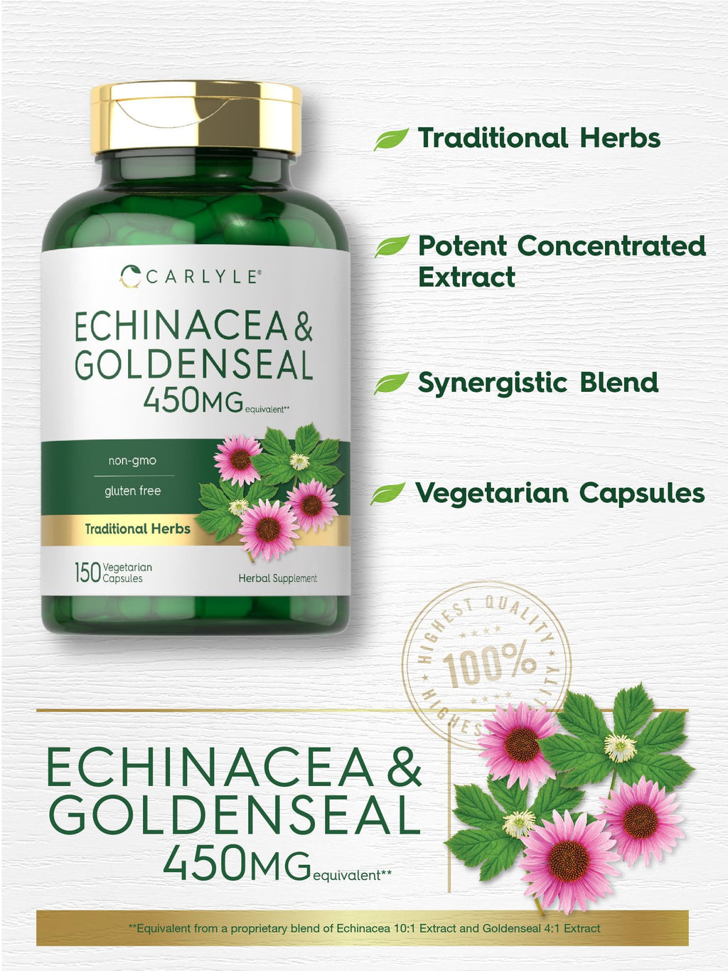 Carlyle echinacea for respiratory health