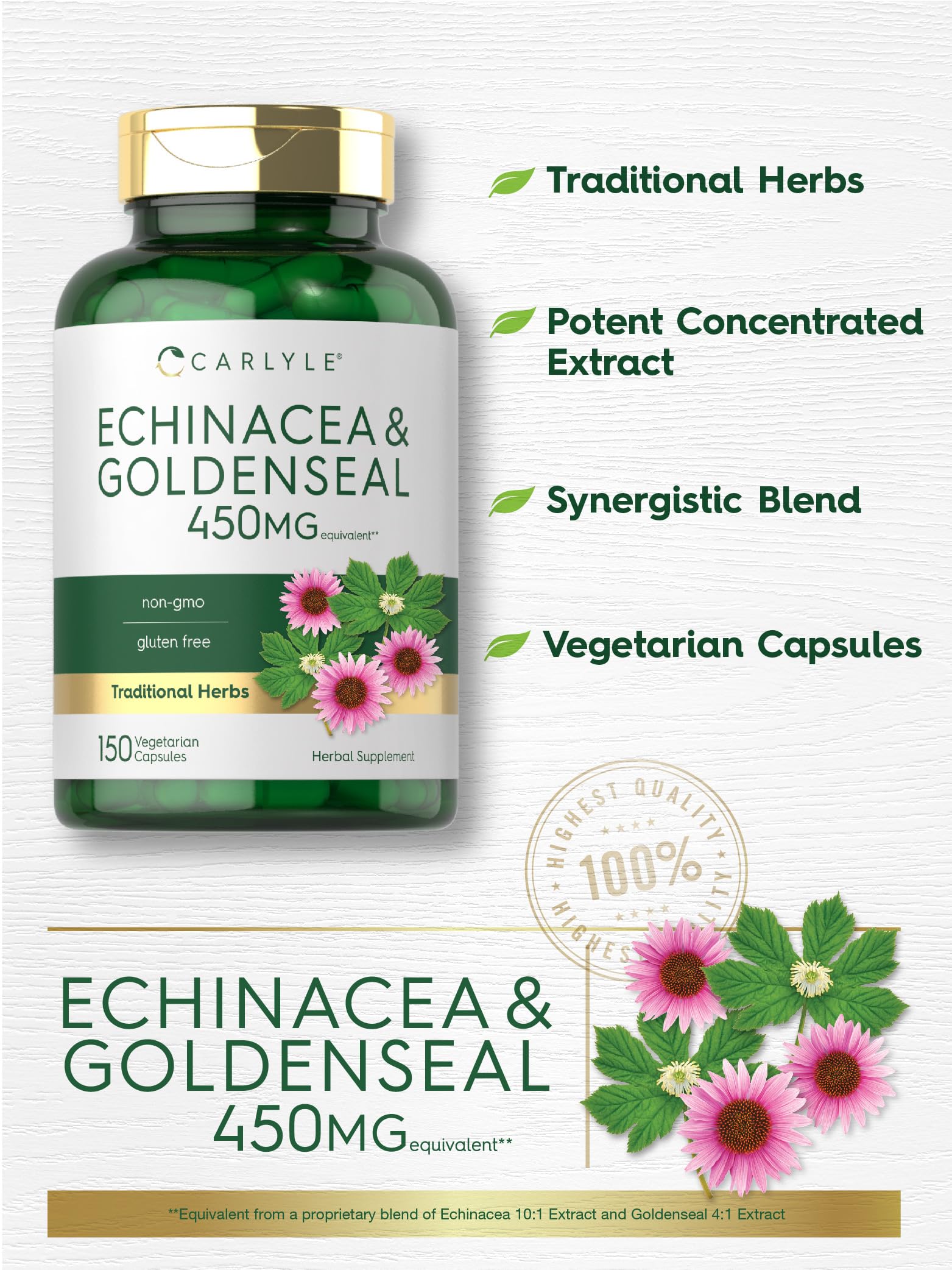 Carlyle echinacea for respiratory health