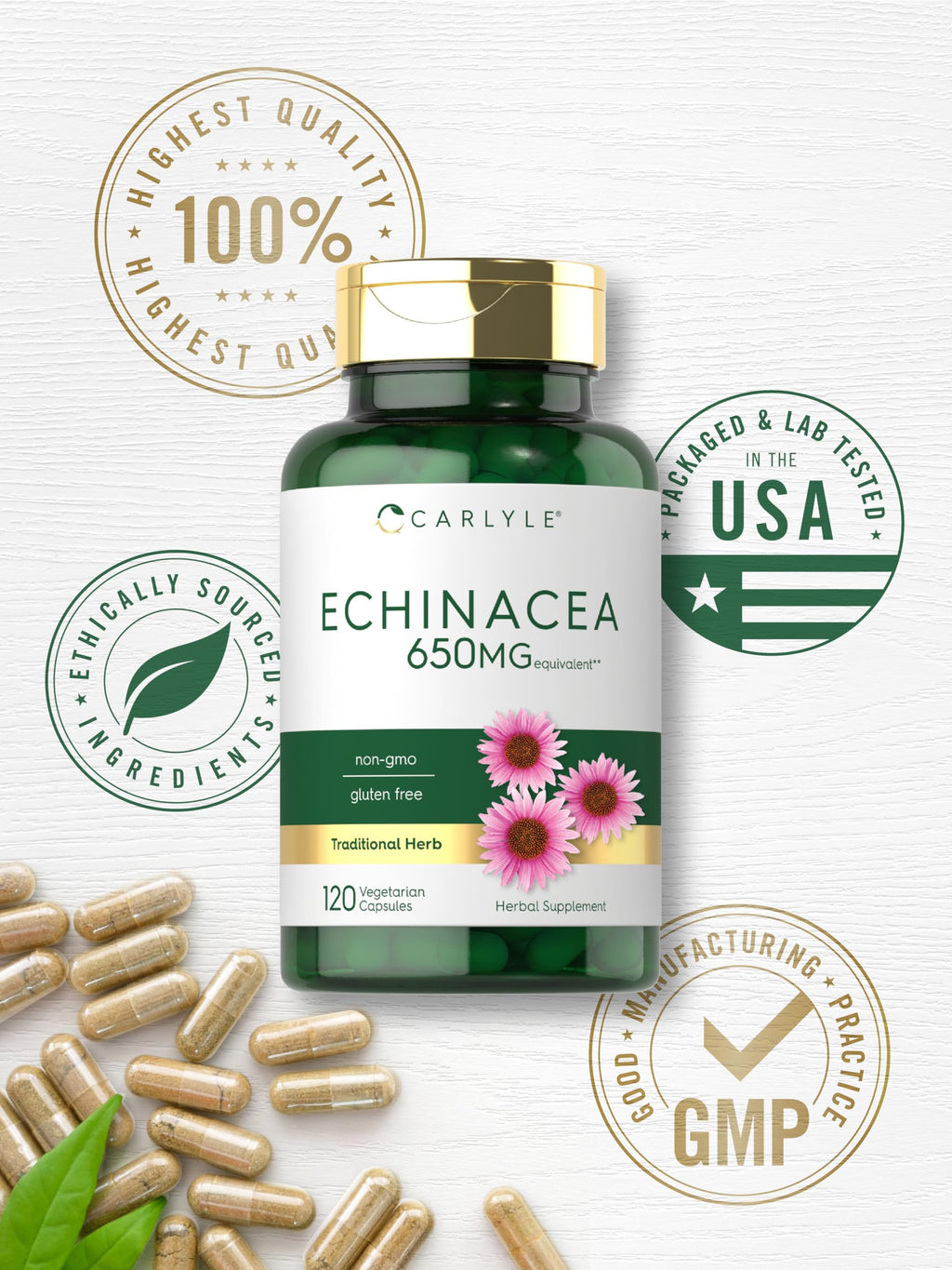 Carlyle echinacea for respiratory support