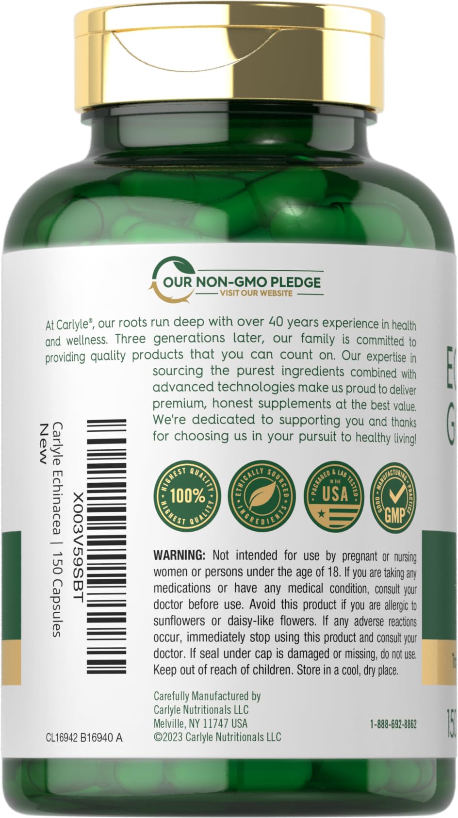 Carlyle echinacea for seasonal health