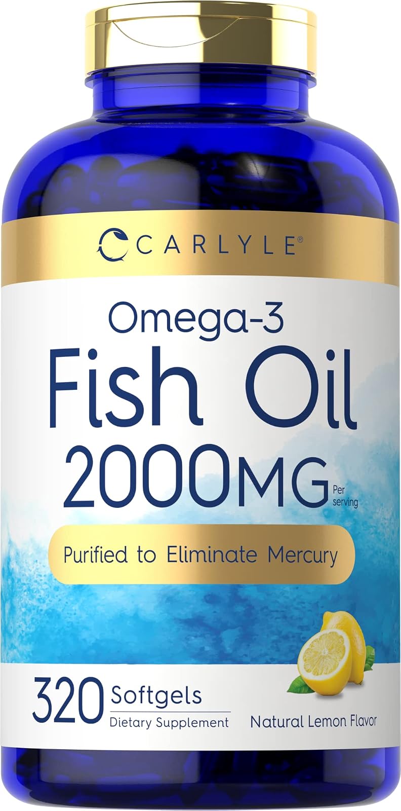 Carlyle fish oil omega 3 softgels
