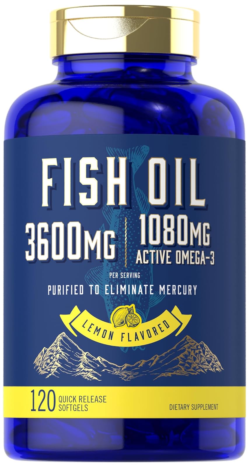 Carlyle fish oil softgels 3600 mg