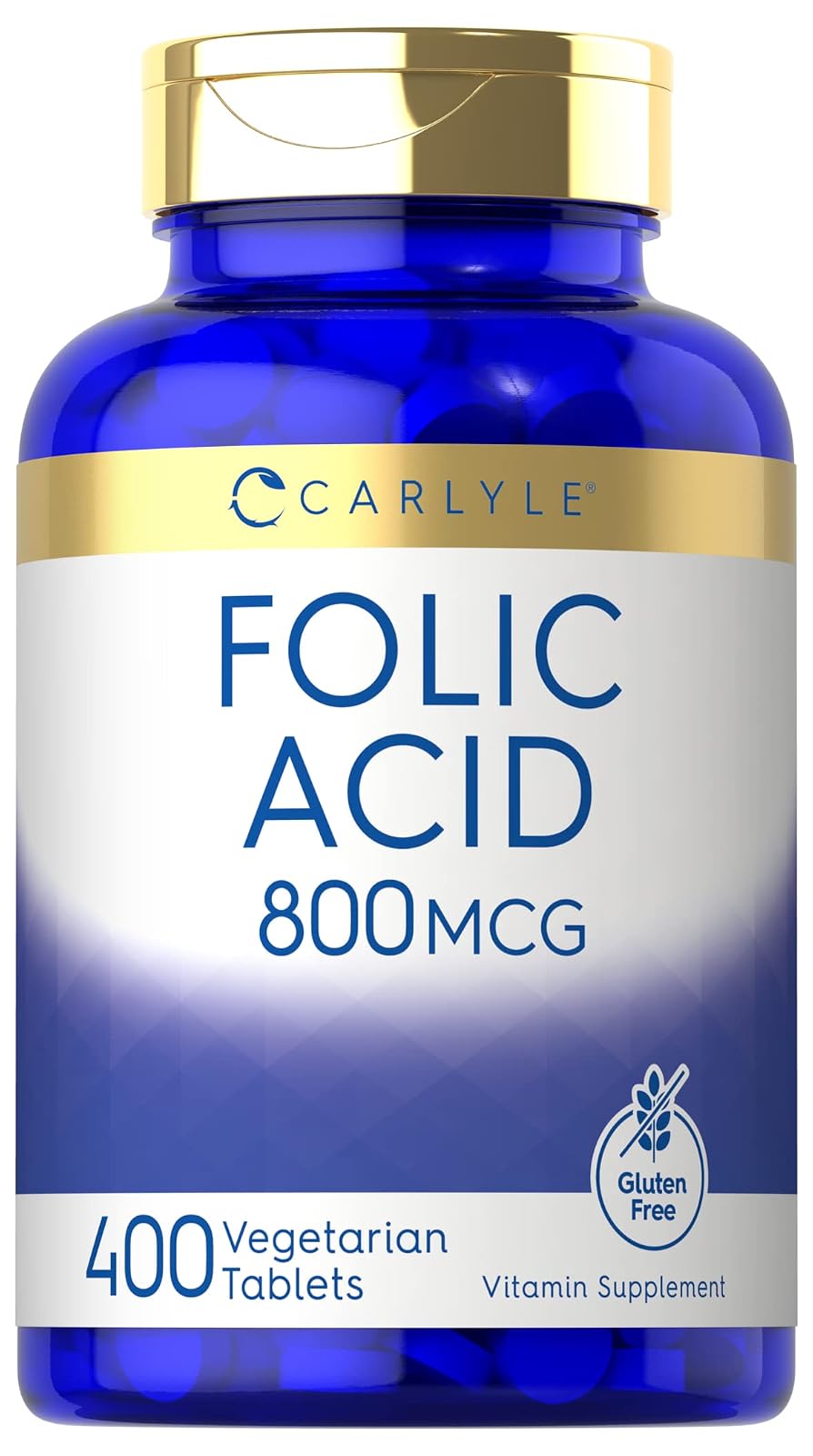 Carlyle folic acid supplement 800 mcg