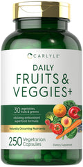 Carlyle fruits and veggies multivitamin