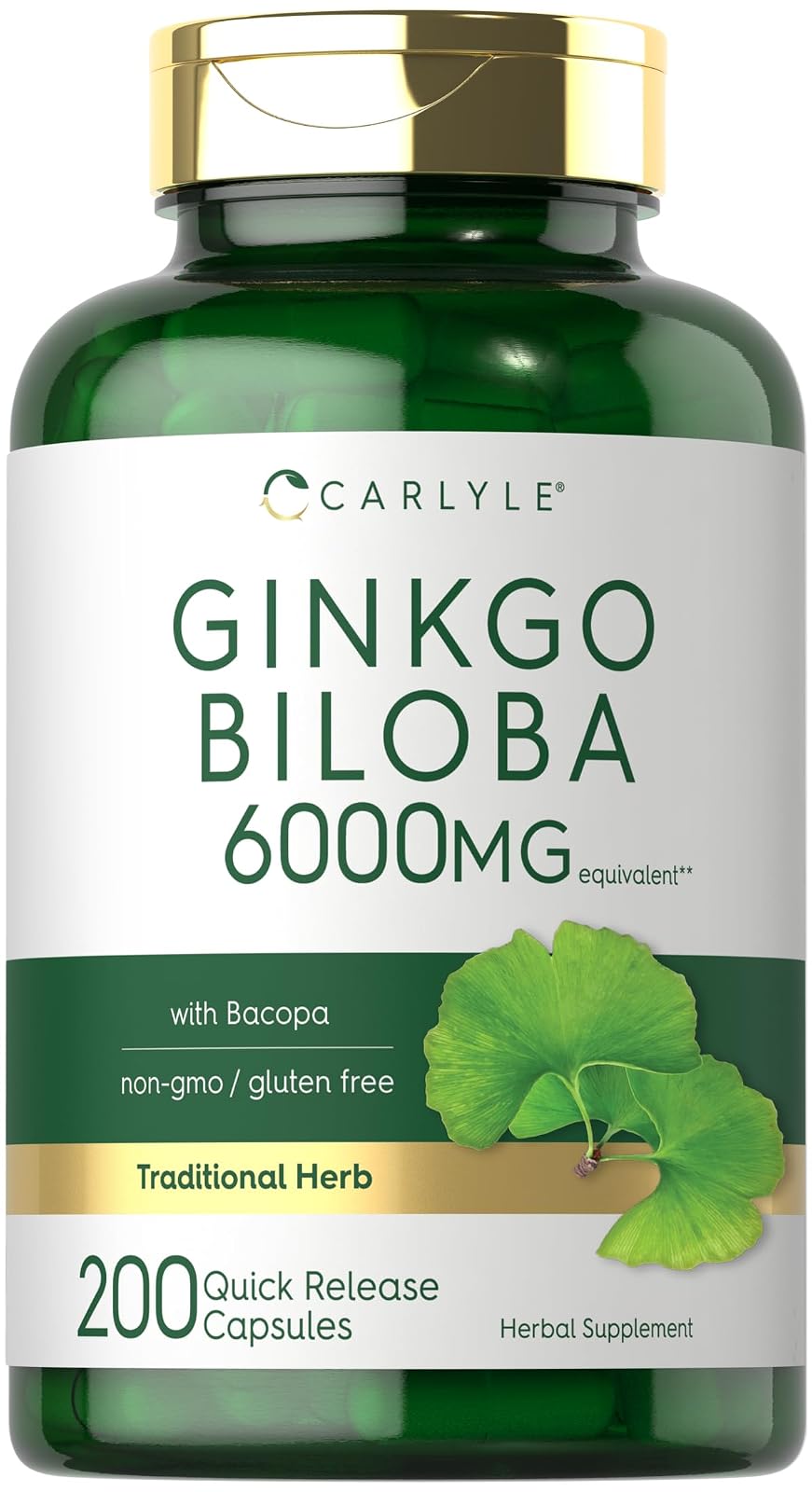 Carlyle ginkgo biloba capsules for memory