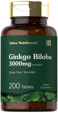 Carlyle ginkgo biloba vegetarian tablets