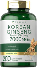 Carlyle ginseng extract capsules