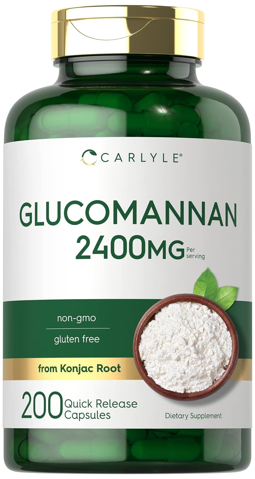 Carlyle Glucomannan digestive support capsules